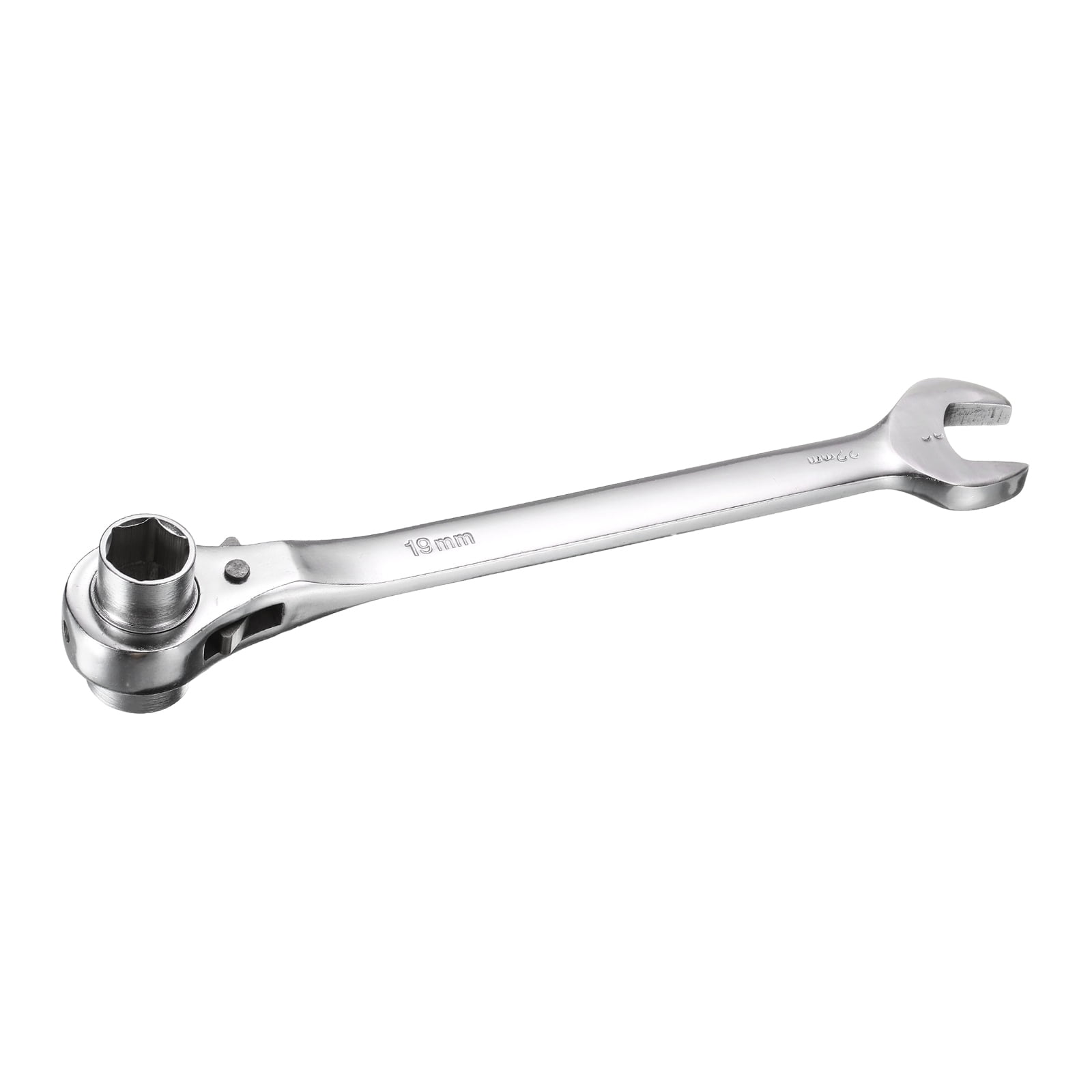 Uxcell 19×22mm Hexagon Scaffold Podger Ratchet Spanner Ratcheting ...