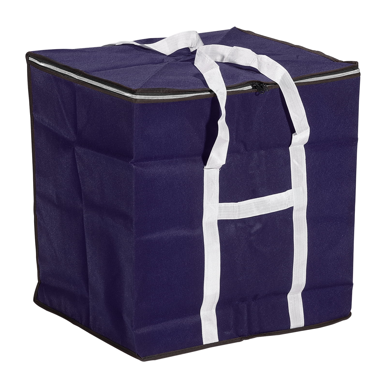 Uxcell 19.7" Length Storage Tote with Zippers Heavy Moving Tote Bags ...