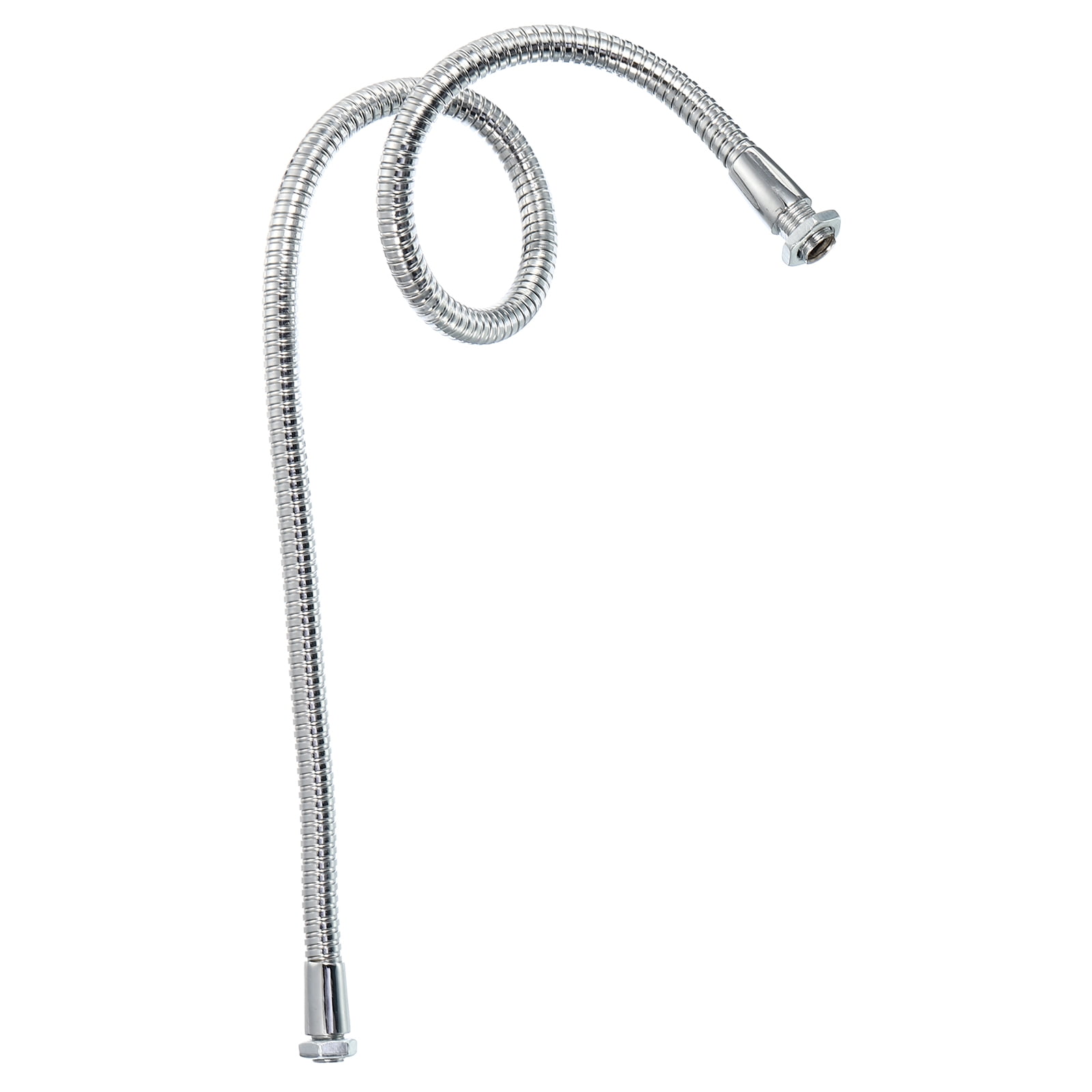 Uxcell 19.7" Metal Gooseneck M10/M8 Thread Metal Hose Flexible Arm ...