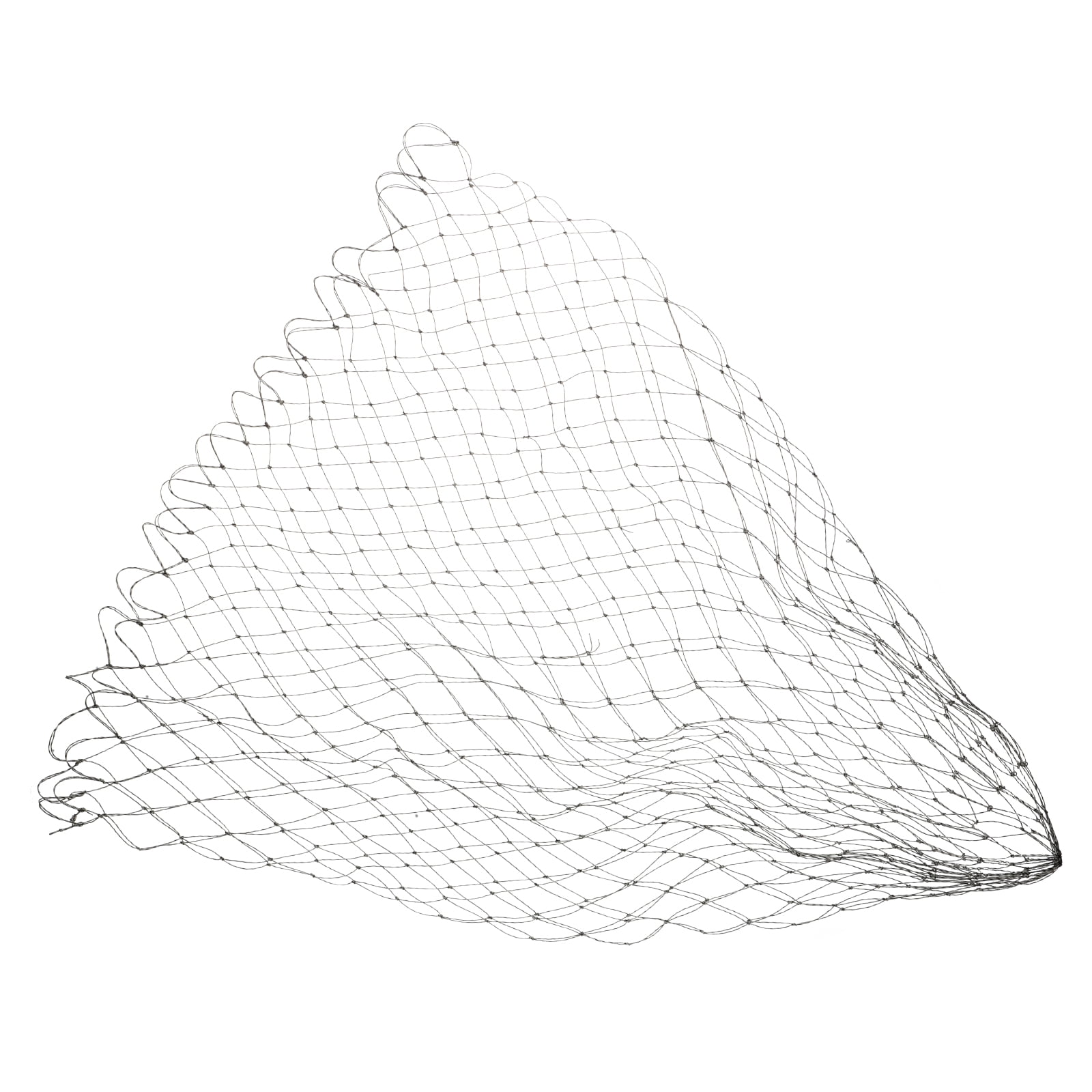 Uxcell 19.7" PE Foldable Landing Net Fishing Net Replacement 1.18" Mesh ...