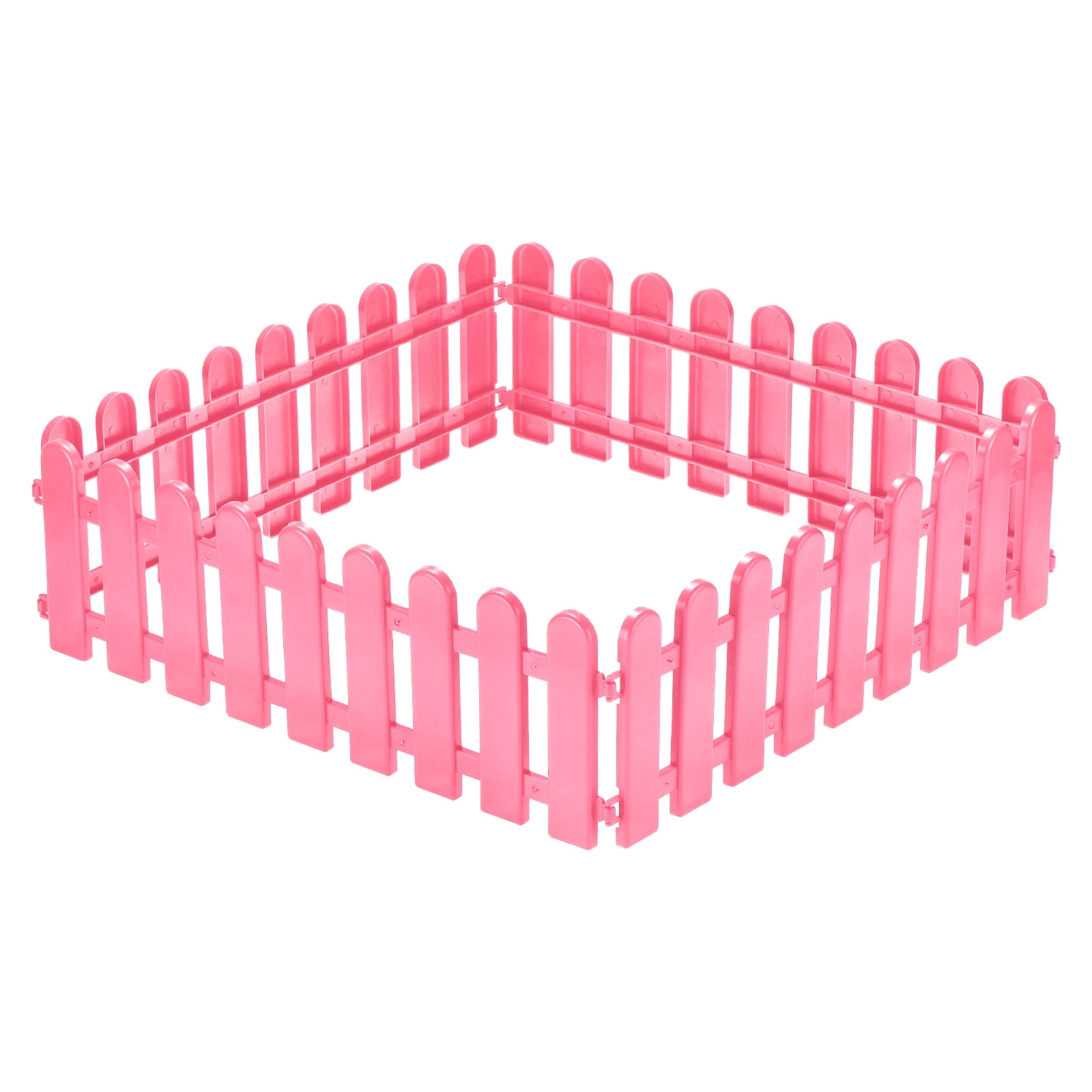 Uxcell 19.7x6.3 Inch Garden Edging Border Plastic Lawn Fence Decorative ...