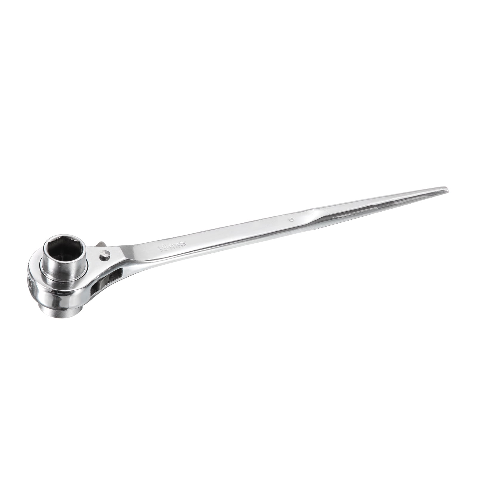 Uxcell 19 x 21mm Hexagon Scaffold Podger Ratchet Spanner Ratcheting ...