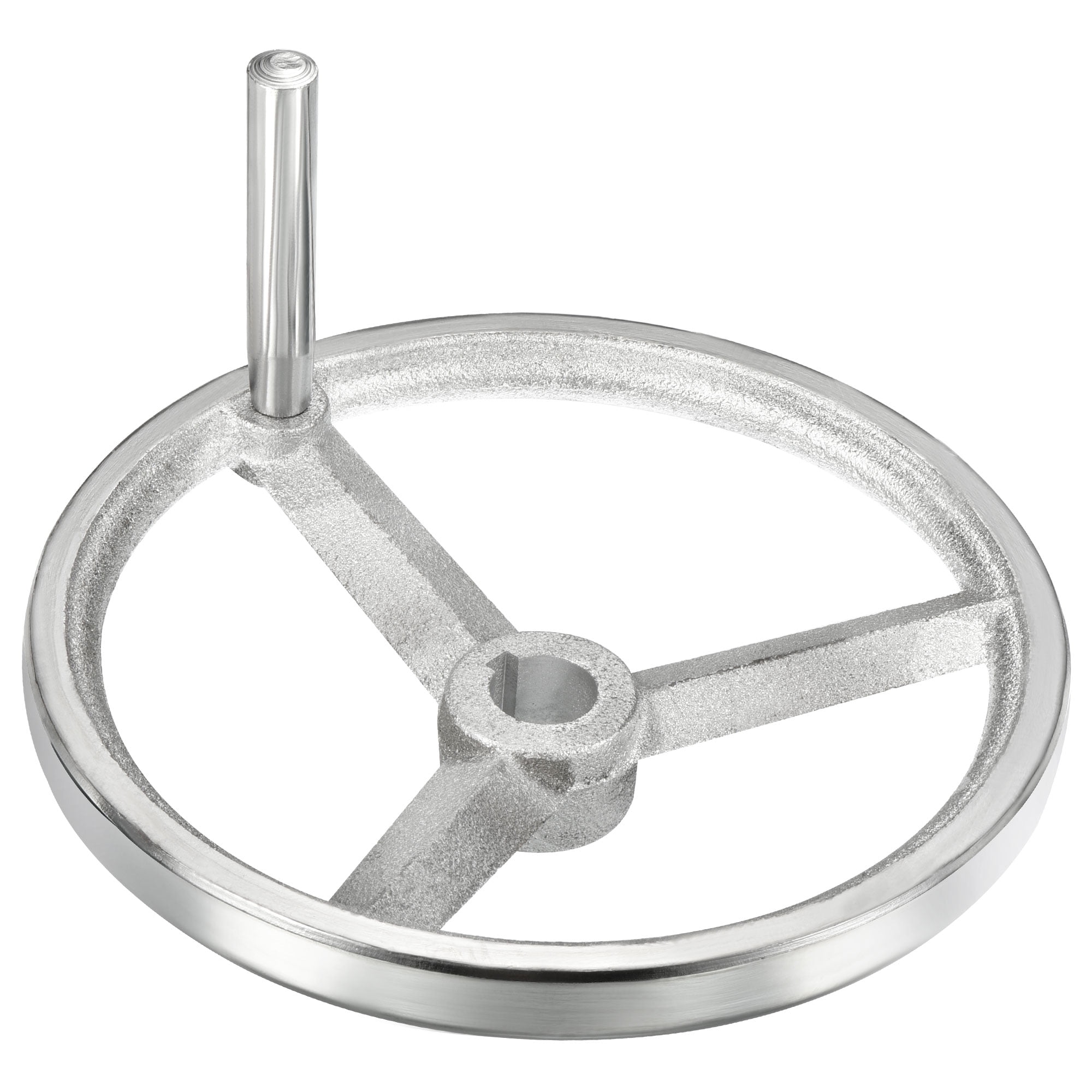Uxcell 193mm/7.6 Inch Diameter Rotary Handwheel, 1 Pack Cast Iron with ...