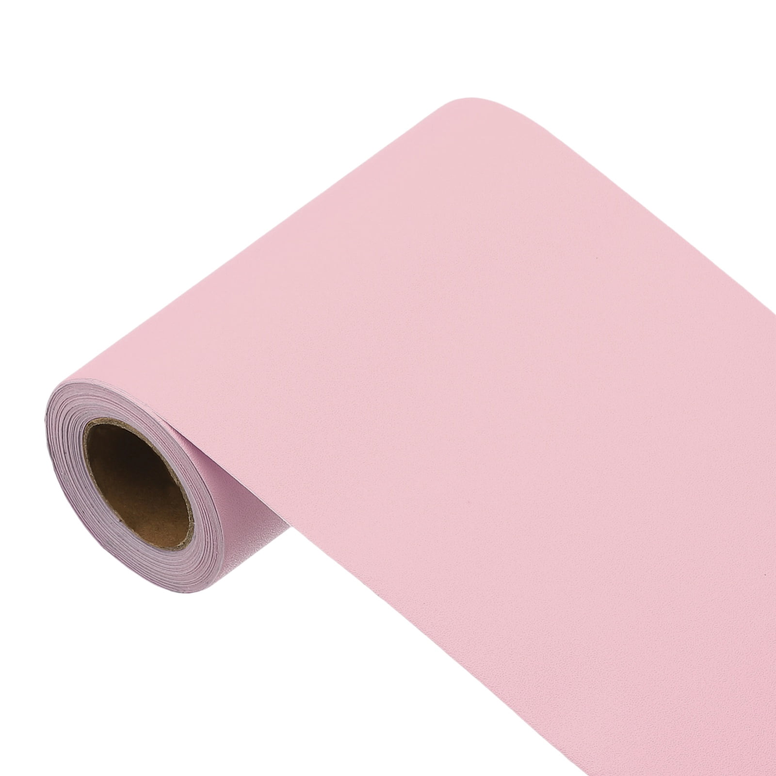 Uxcell 197"x3.9" Cherry Pink Wallpaper, Peel and Stick Wallpaper, Pink ...