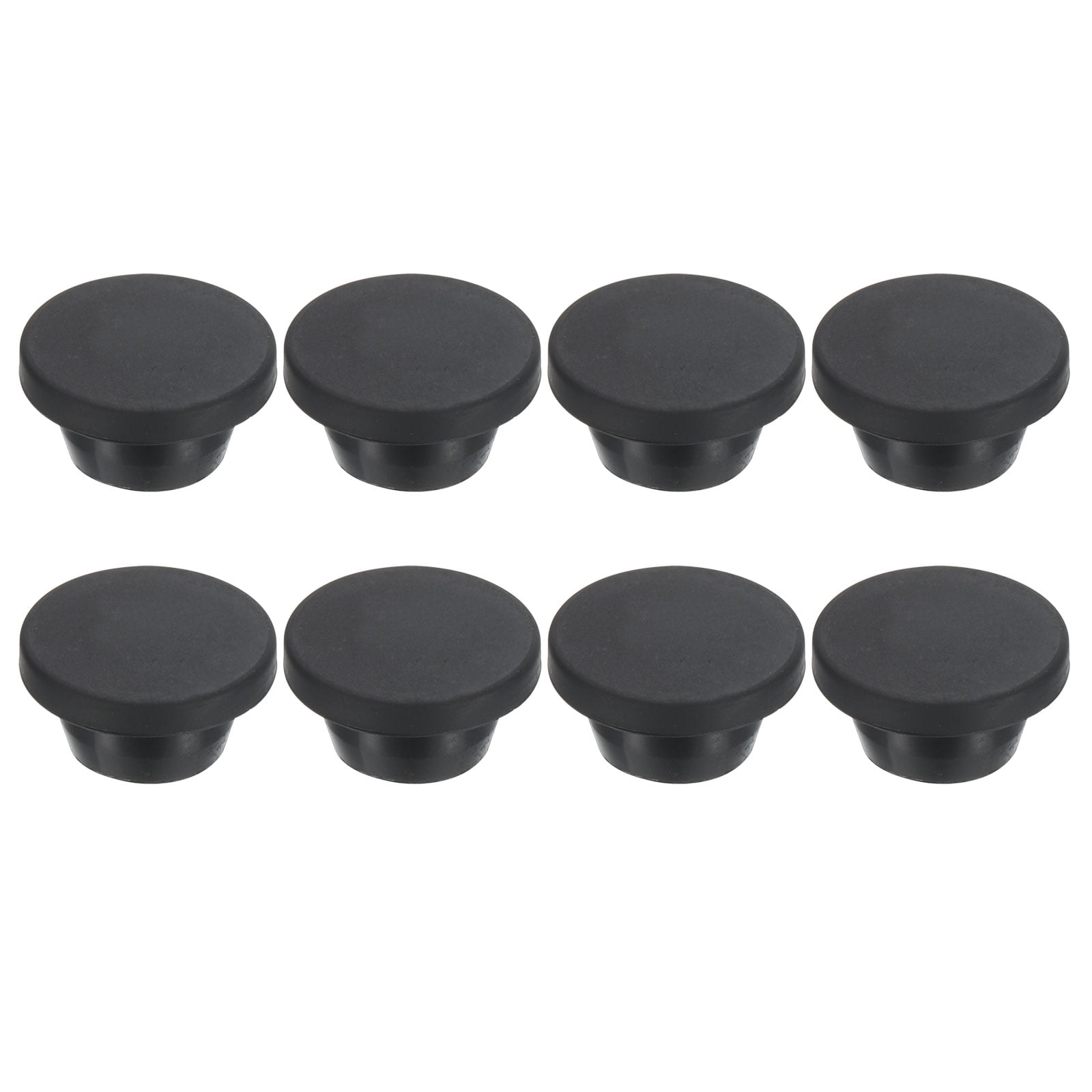 Uxcell 19mm Diameter Rubber Hole Plugs, 8 Pcs Silicone Rubber Round ...