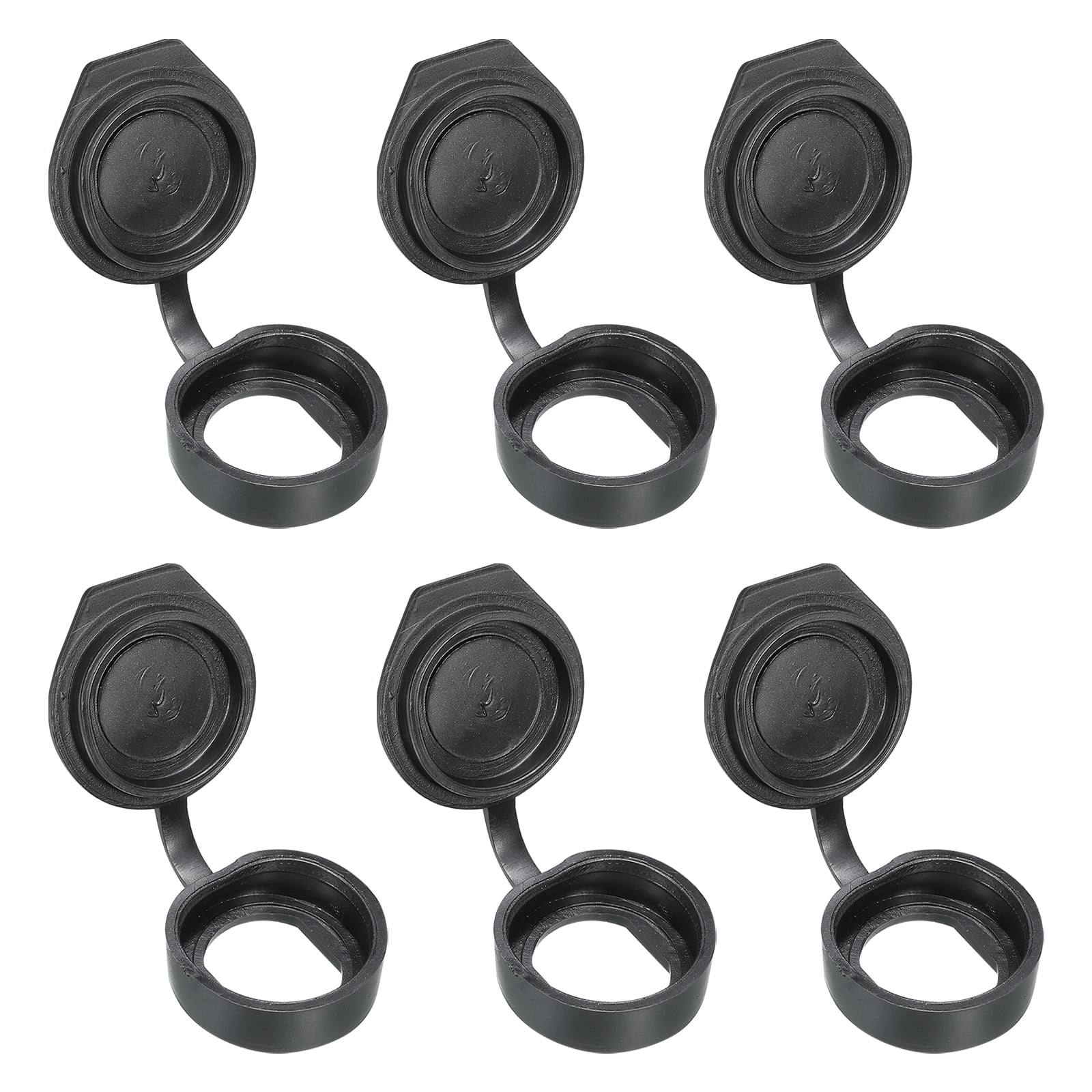 Uxcell 19mm Door Lock Dust Cover, 6 Pack Rubber Waterproof Keys Panel ...