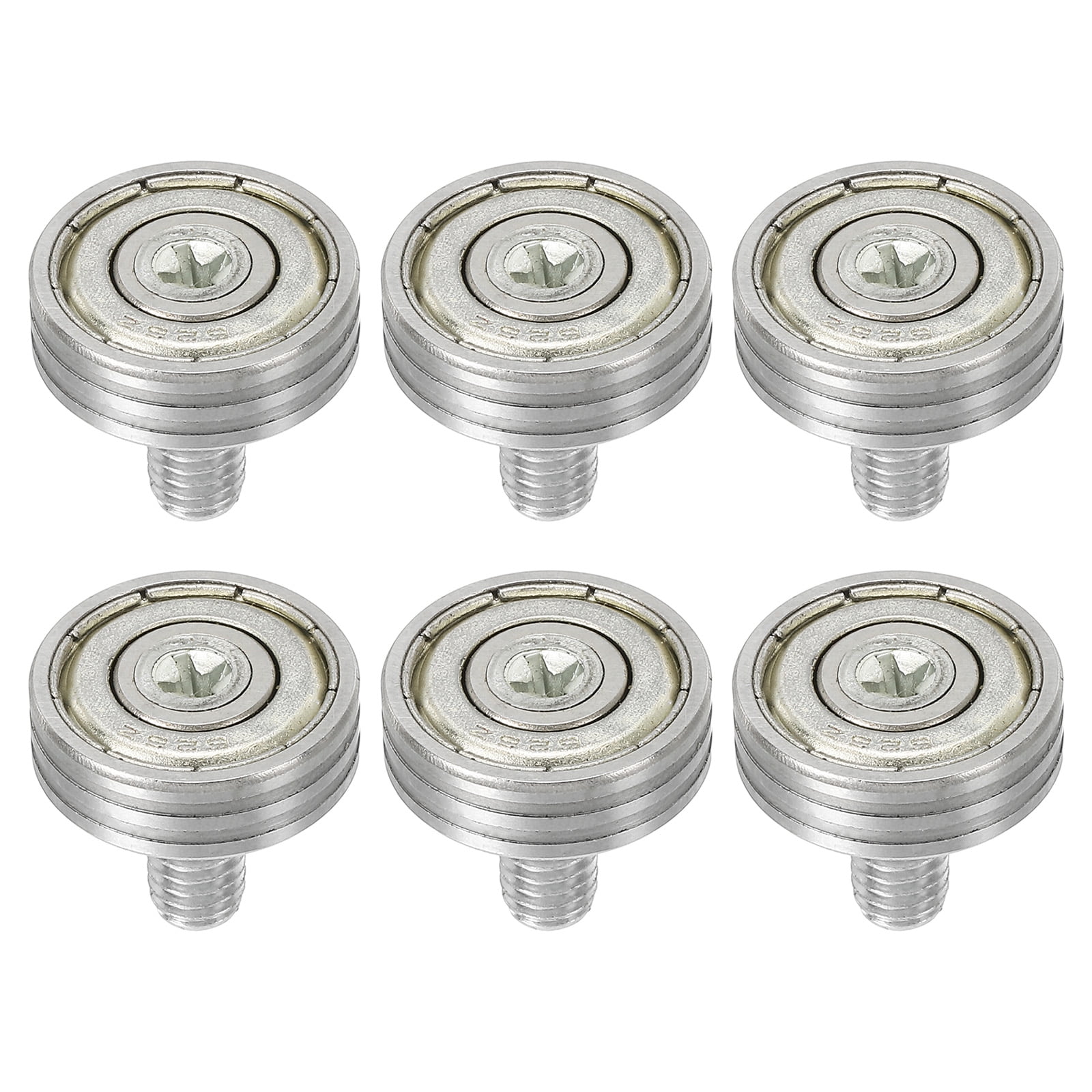Uxcell 19mm Drawer Rollers, 6 Pack Drawer Pulley Bearing Small Pulley ...