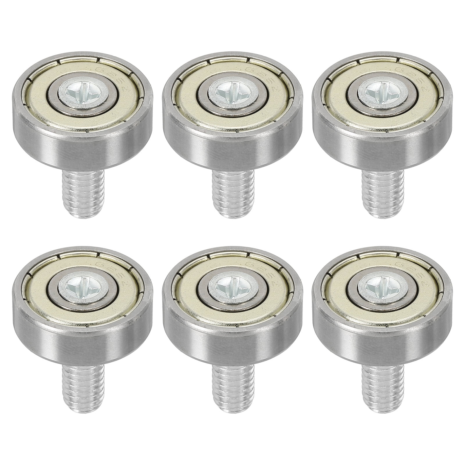 Uxcell 19mm Drawer Rollers, 6 Pack Drawer Pulley Bearing Small Pulley ...