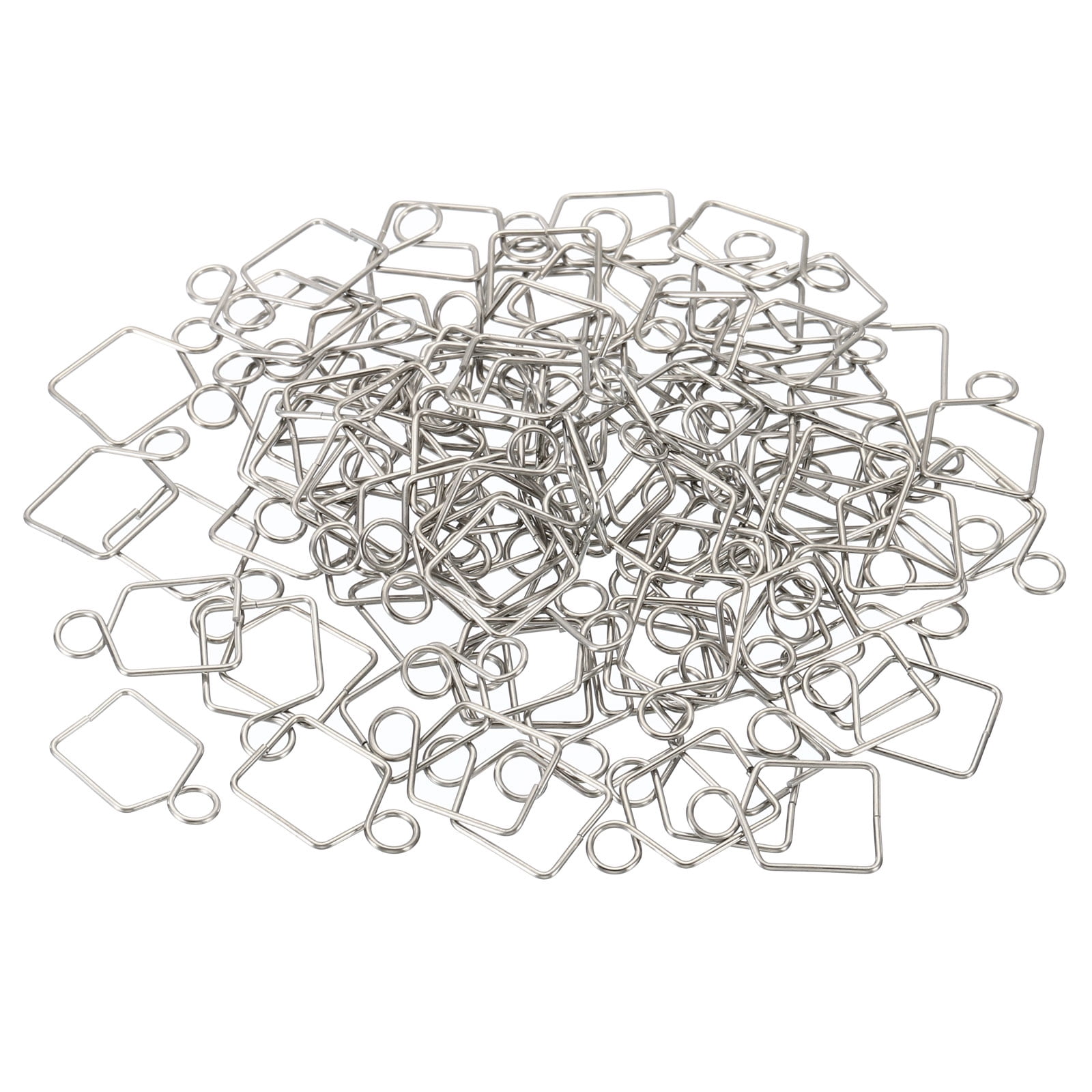Uxcell 19mm L x 12mm W Chandelier Connector Clip Stainless Steel Buckle ...