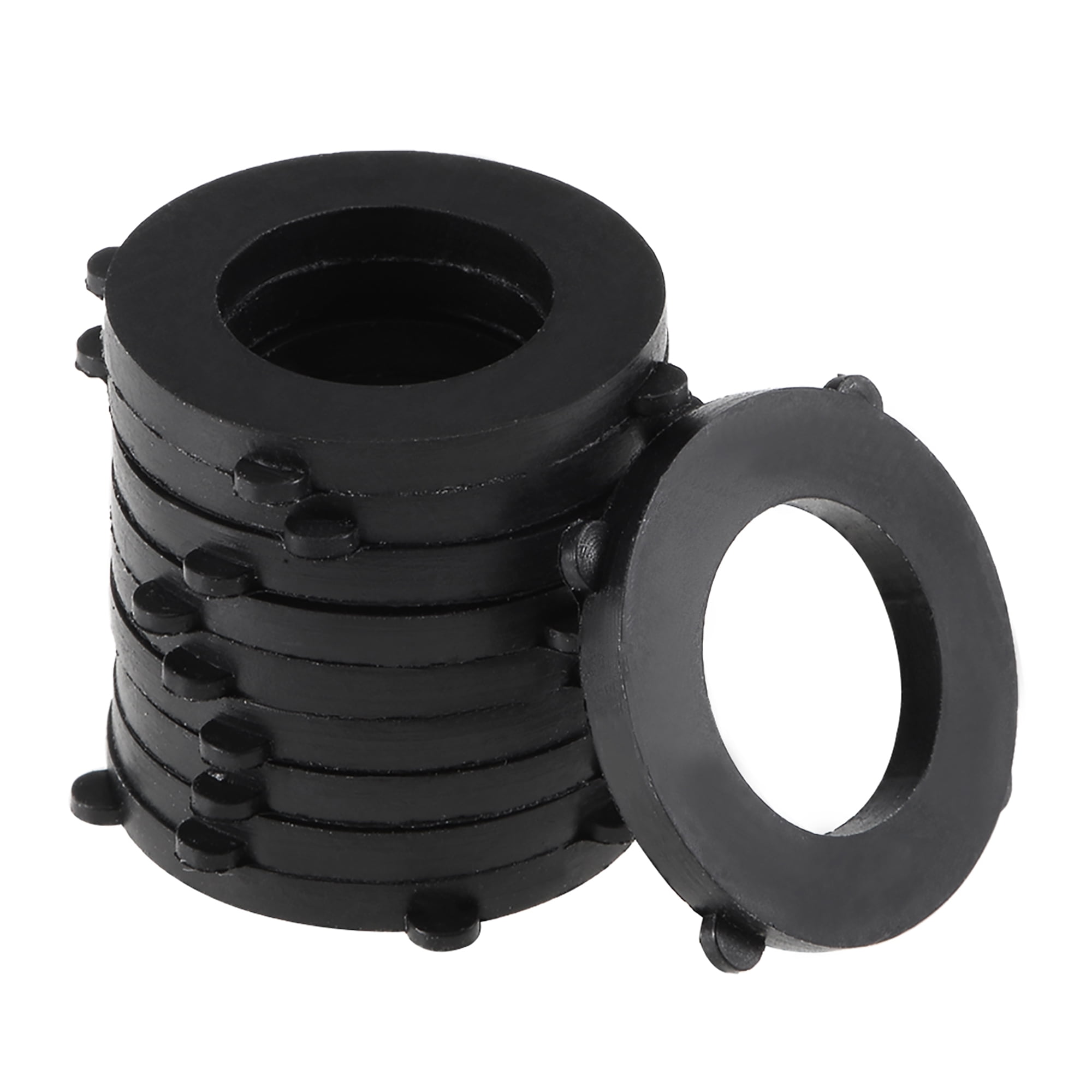 Uxcell 19mm OD 11mm ID 2mm Thick Nitrile Rubber Flat Washers with Outer ...