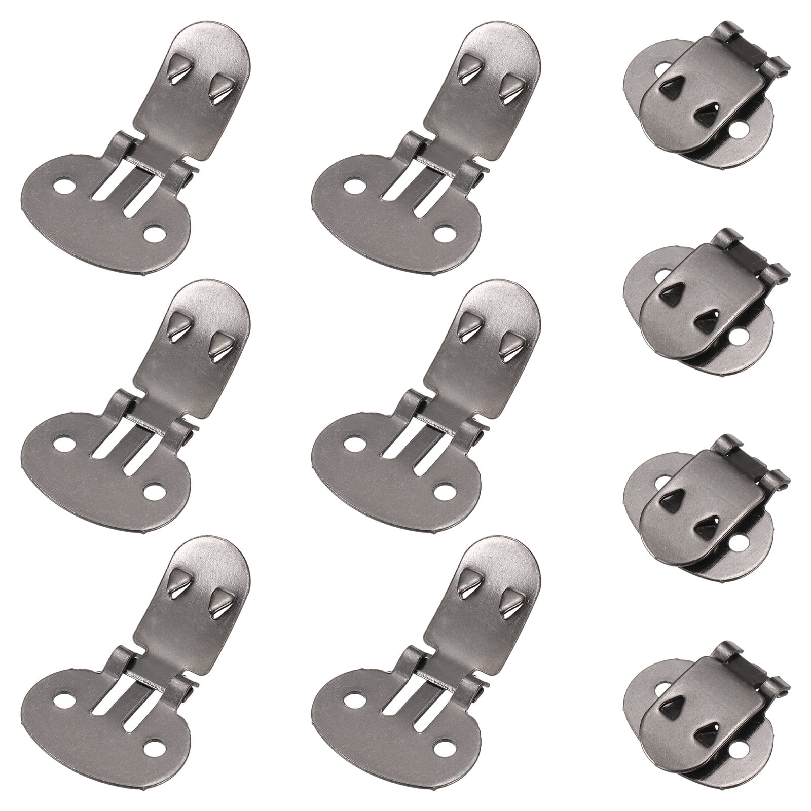 Uxcell 19mm x 31mm Shoe Clips, 10 Pcs Flat Blank Shoe Clips Shoe ...