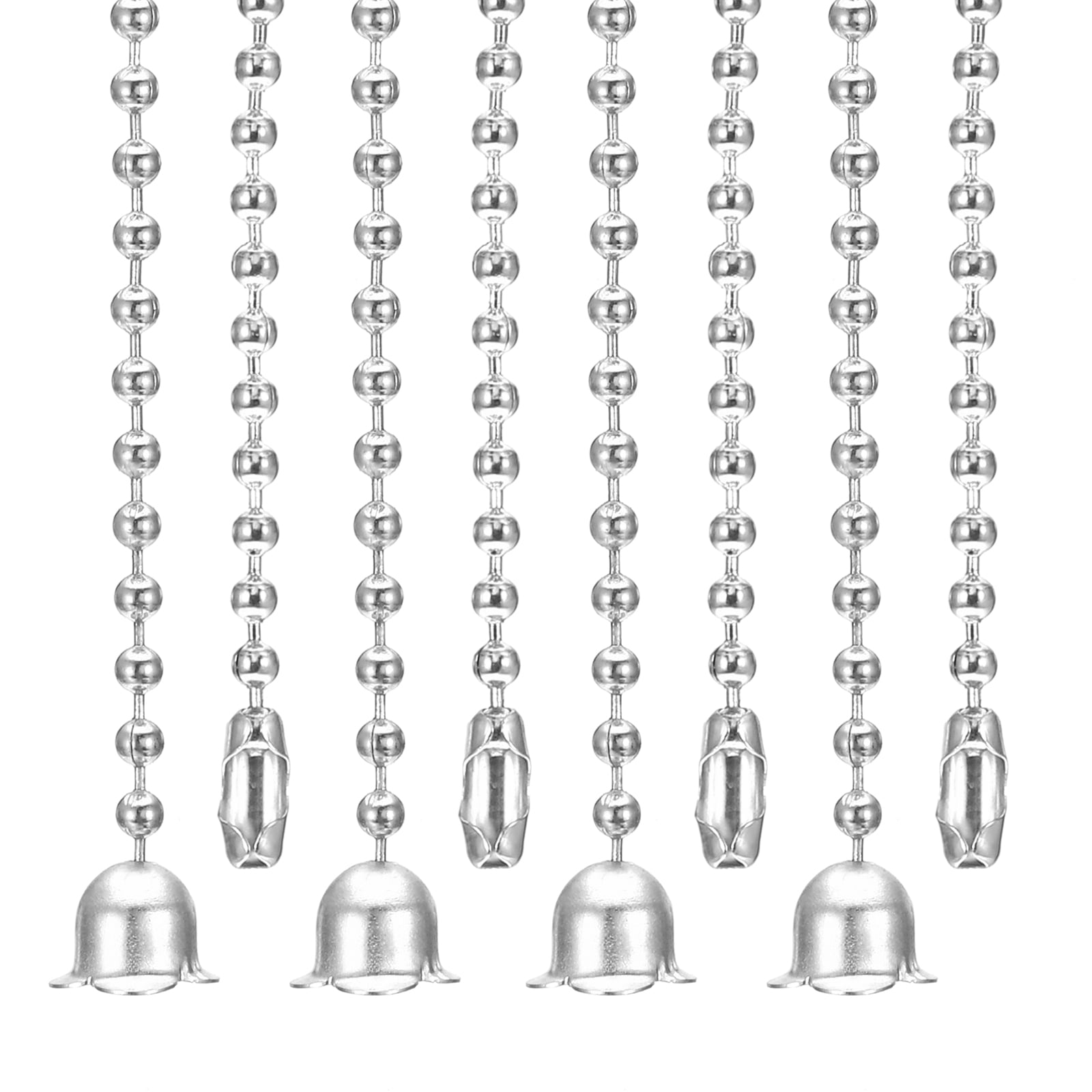 Uxcell 1M 3.3ft Ceiling Fan Pull Chain, 4 Pcs Beaded Pulls Cord ...