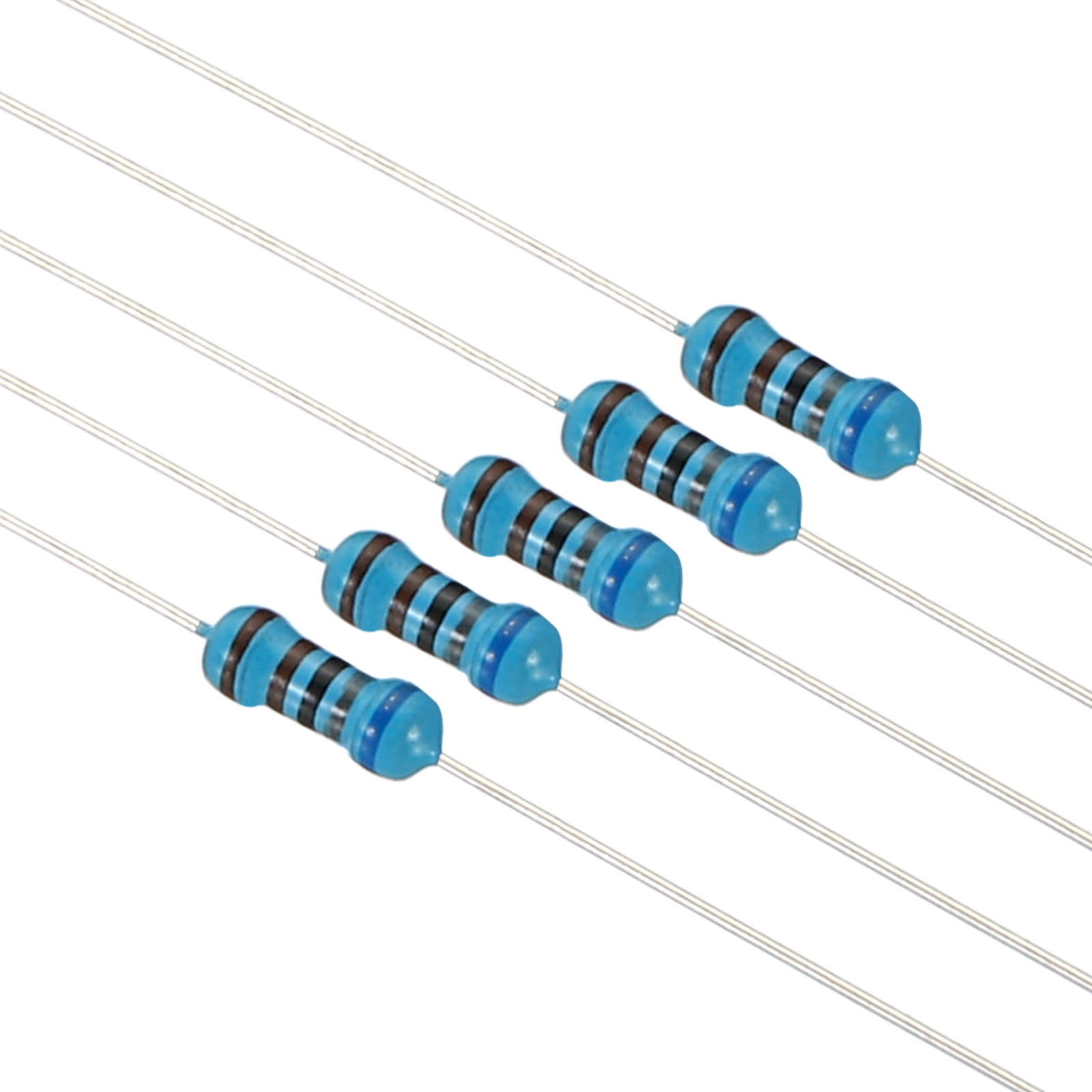 Uxcell 1Ohm to 1MOhm Metal Film Resistor Assortment Kit 73 Value 1/4W 5 ...