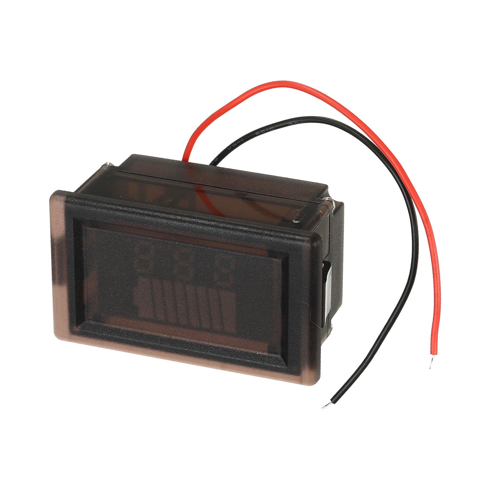 Uxcell 1PCS 12-60V Voltmeter Red LED Digital Display Panel Voltage ...