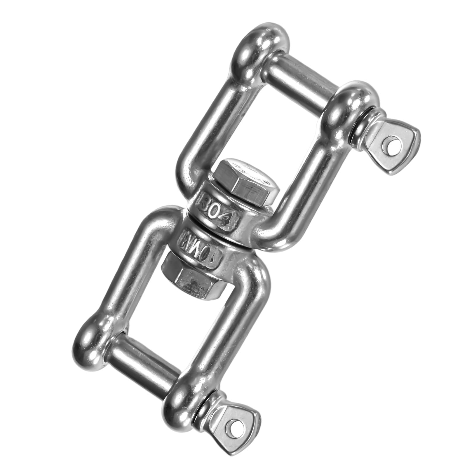 Uxcell 1PCS M10 304 Stainless Steel Jaw to Jaw Swivel Shackle 600KG ...