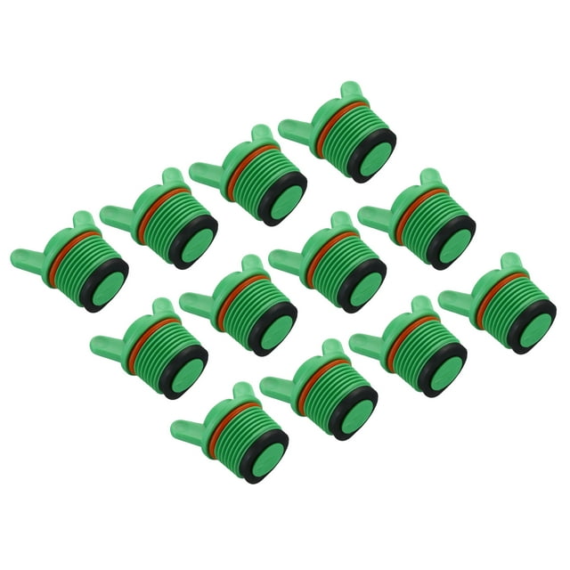 Uxcell 1PT PPR Pipe Fitting End Cap, 12 Pack Butterfly Male Water ...