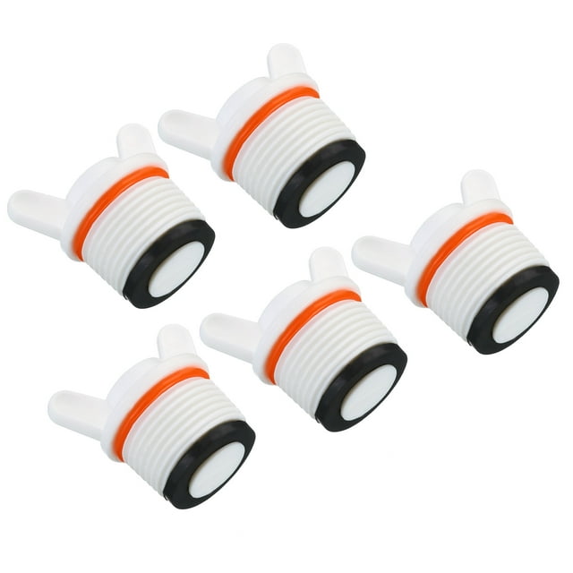 Uxcell 1PT PPR Pipe Fitting End Cap, 5 Pack Butterfly Male Water Tubing ...