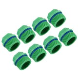Uxcell 1PT PPR Pipe Fitting End Cap, 8 Pack Hex Male Water Tubing ...