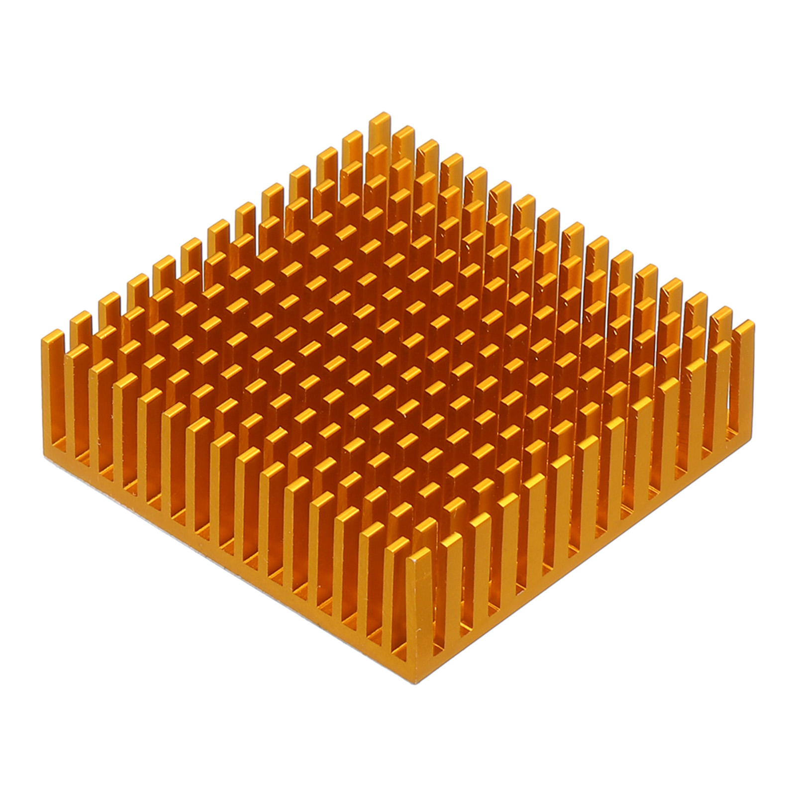 Uxcell 1Pcs 50x50x15mm Heatsink Aluminum Radiator With Thermal Blue ...