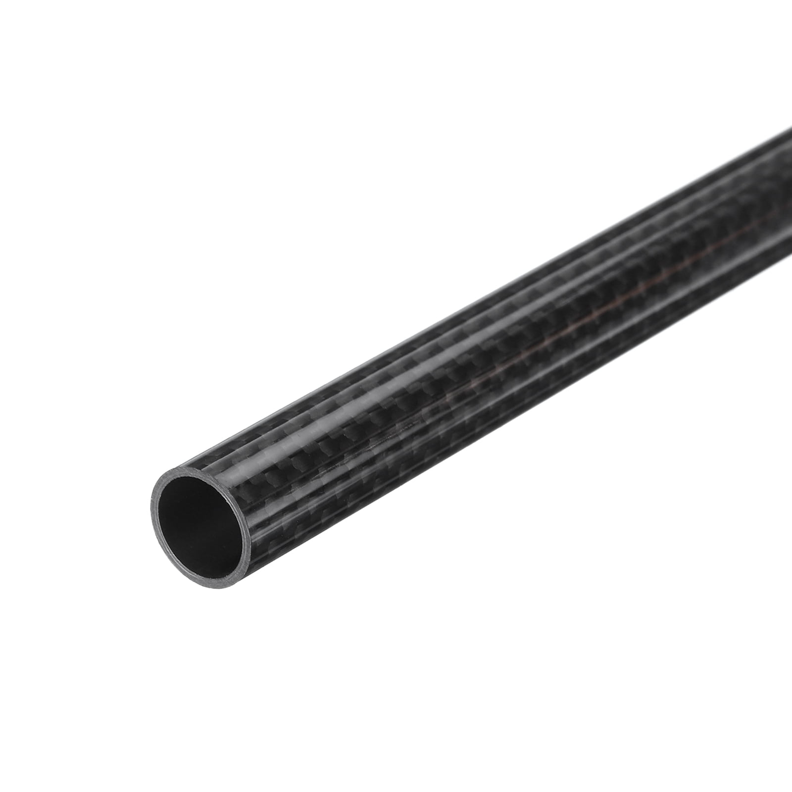 Uxcell 1Pcs Carbon Fiber Tubes 10 x 12 x 420mm Glossy Surface Rod 3K ...