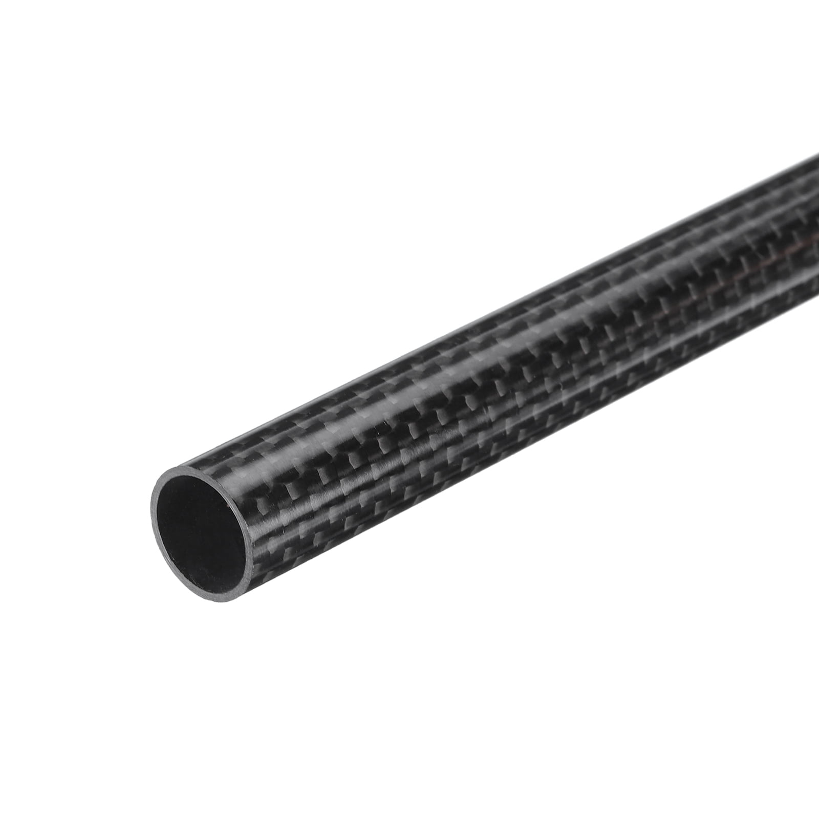 Uxcell 1Pcs Carbon Fiber Tubes 12 x 14 x 330mm Glossy Surface Rod 3K ...