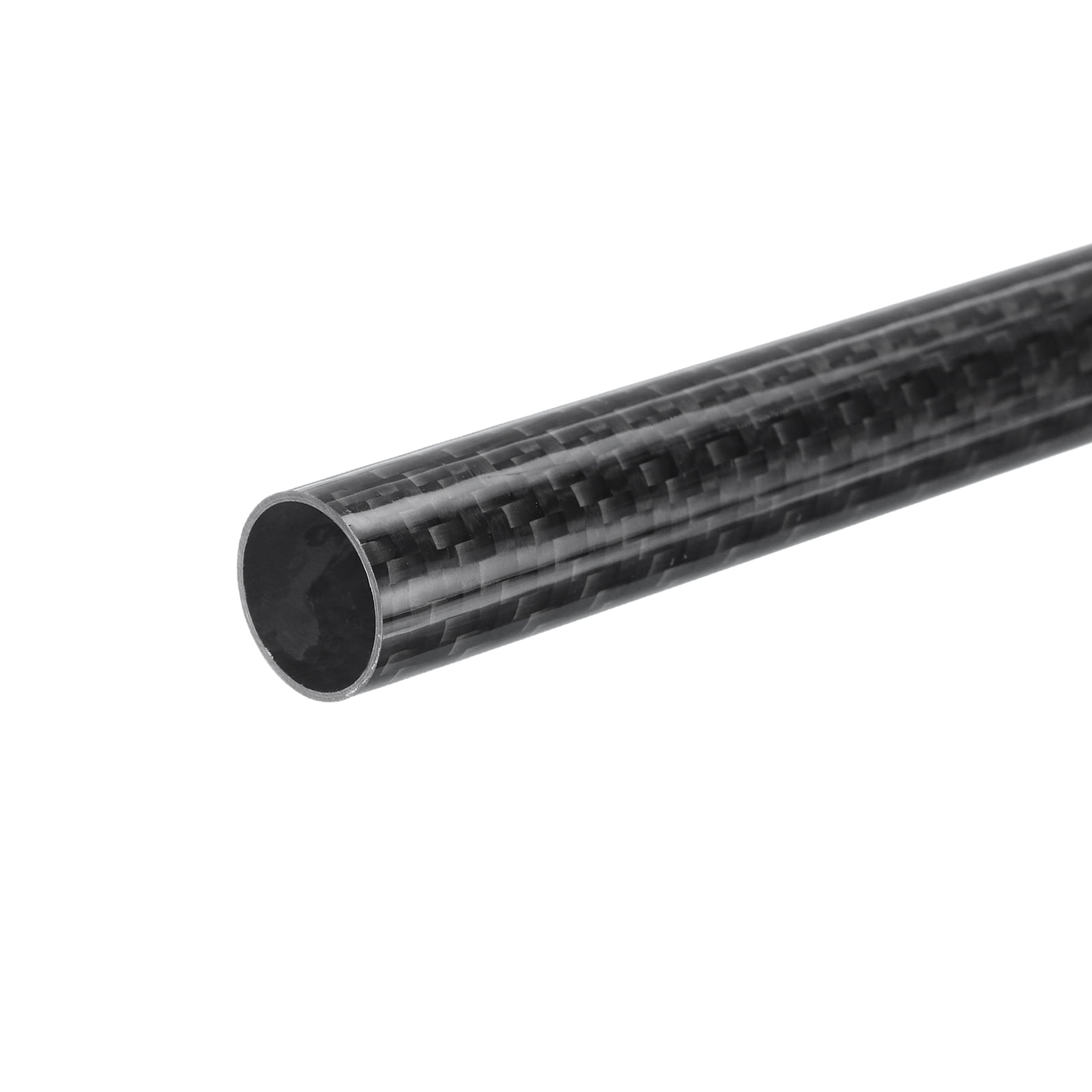 Uxcell 1Pcs Carbon Fiber Tubes 16 x 18 x 500mm Glossy Surface Rod 3K ...