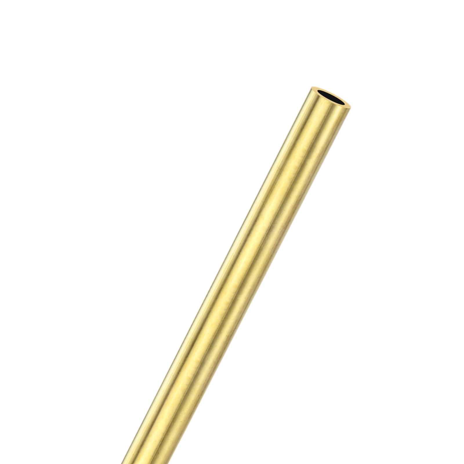 Uxcell 1Pcs H62 Brass Round Tube, 6mm OD 1mm Thick 300mm Length ...