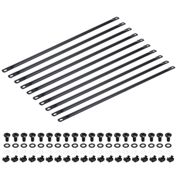 Uxcell 1U Horizontal Cable Managers, 10 Pack 19 Inch Rack Cable Bar ...