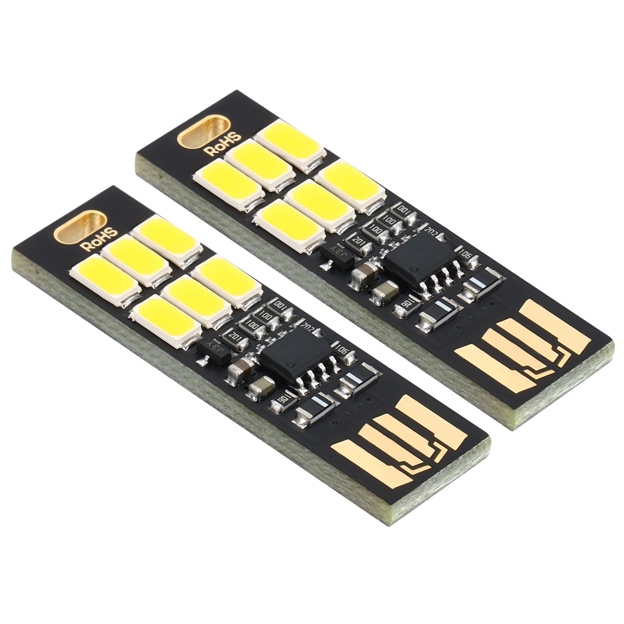 Uxcell 1W Mini USB LED Light 3000-3200K Slim Touch Lamp Module Warm ...
