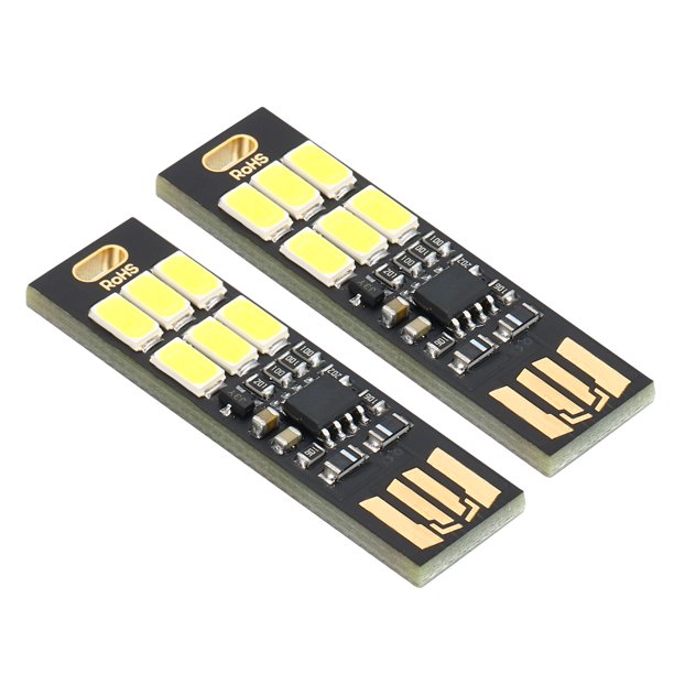 Uxcell 1W Mini USB LED Light 6000-6500K Slim Touch Lamp Module Clear ...