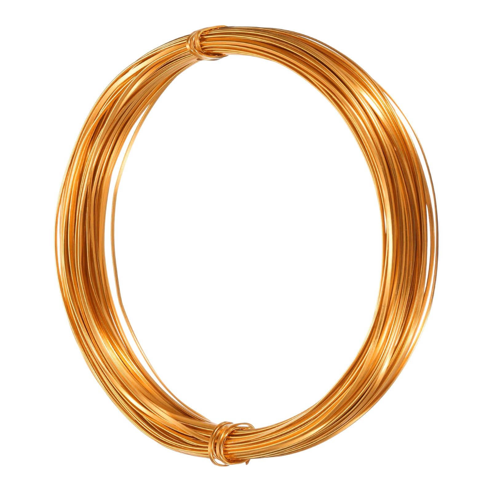 Uxcell 1mm Aluminum Craft Flat Wire,66Ft 0.5mm Thickness Bendable Metal ...