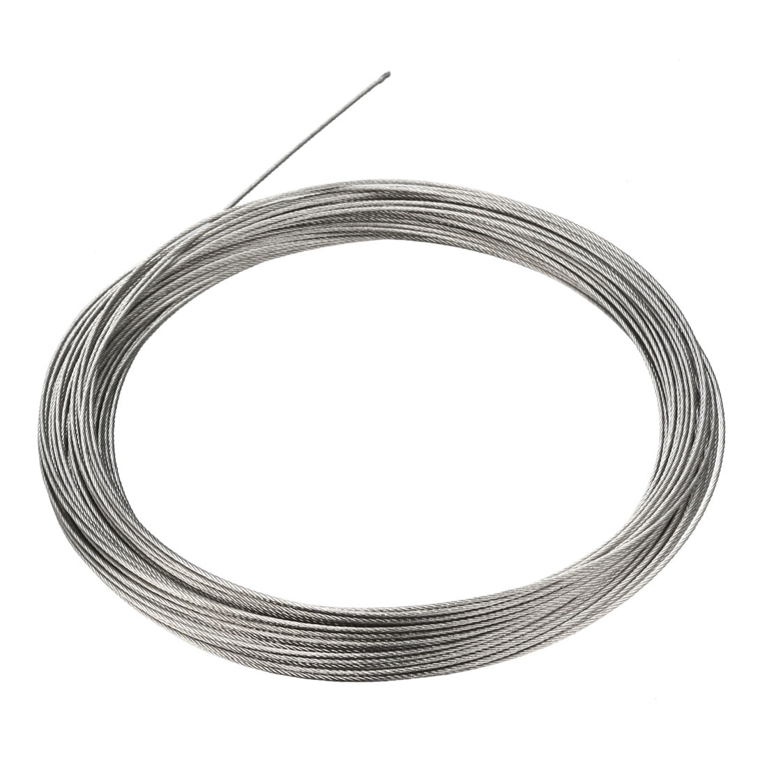 Uxcell 1mm Dia 25m 82ft Length 304 Stainless Steel Wire Rope Cable ...