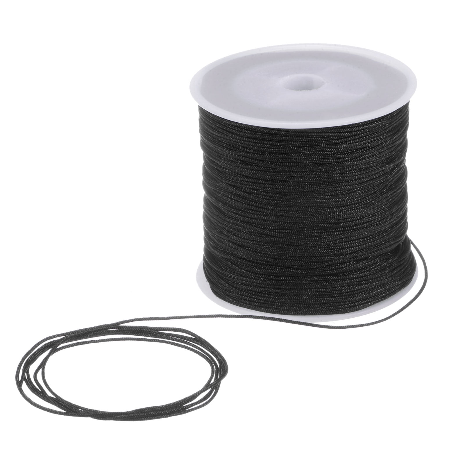 Uxcell 1mm Nylon Satin Cord 109 Yards Bracelet String Beading Thread ...