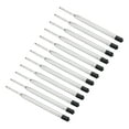 Uxcell 1mm Pen Ink Refill, 12 Pcs Ballpoint Refill Medium Point Metal ...