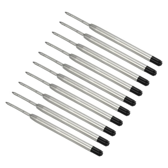 Uxcell 1mm Pen Ink Refills, 10 Pcs 3.9" Ballpoint Refill Medium Point ...