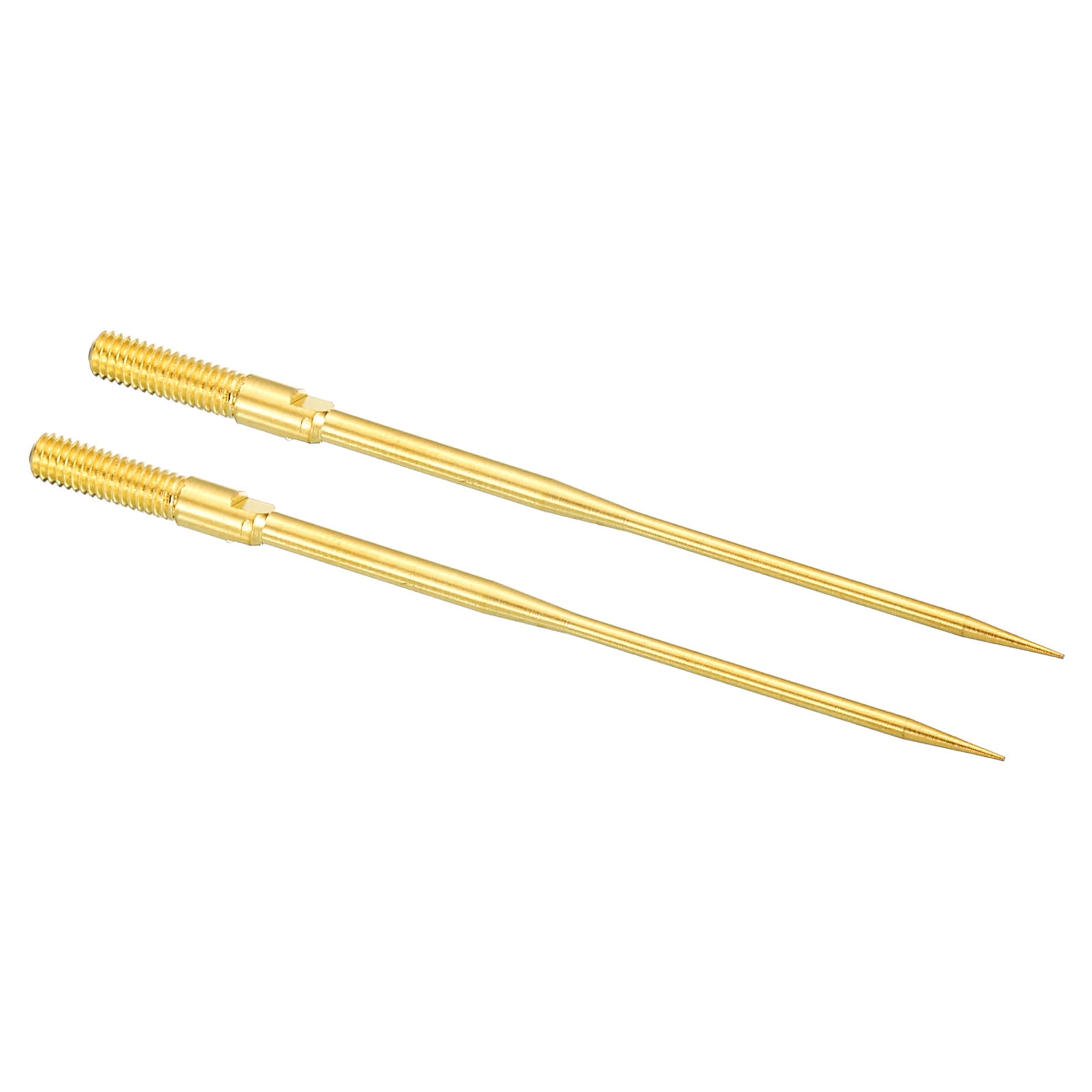 Uxcell 1mm Test Probe Pins, 2 Pcs Copper Multimeter Test Lead Extention ...