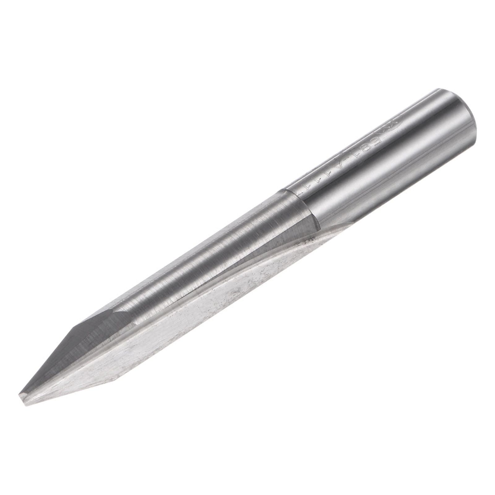 Uxcell 1mm Tip 30 Degree 50mm Length Carbide 2 Flutes Tapered Wood ...
