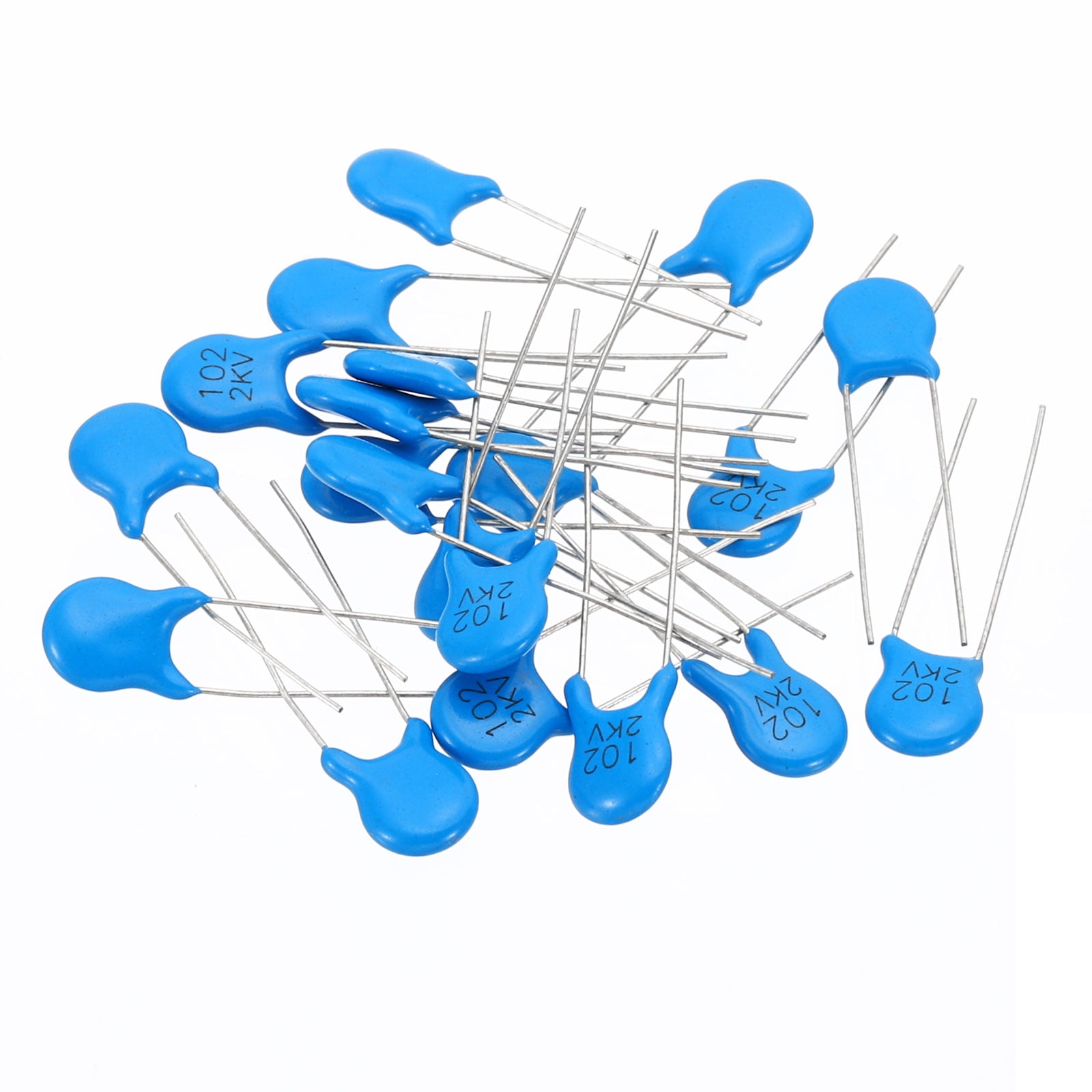 Uxcell 1nf 2kv High Voltage Ceramic Capacitor, 20 Pcs Ceramic Chip ...
