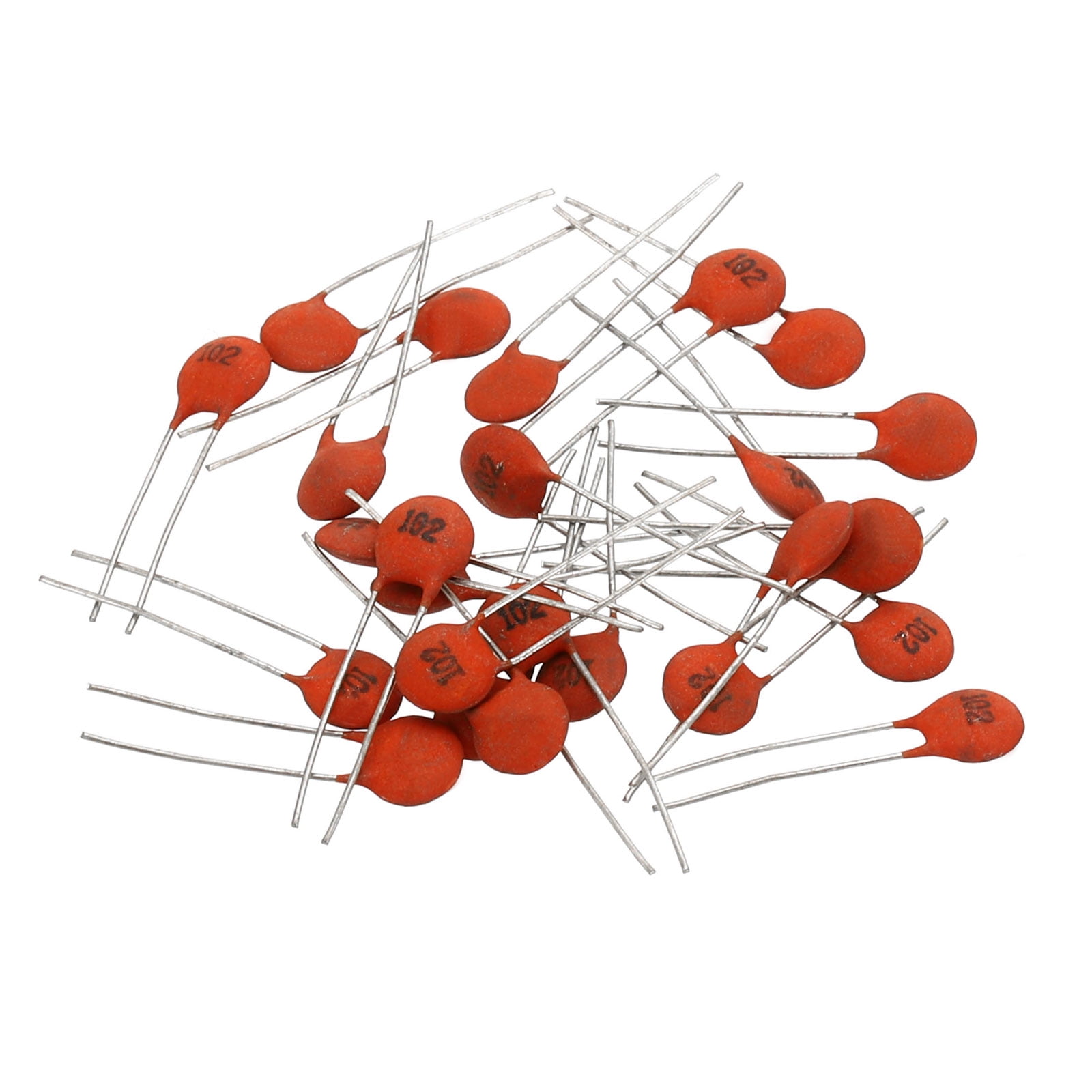 Uxcell 1nf 50V Ceramic Disc Capacitor, 25 Pcs Ceramic Chip Capacitor ...