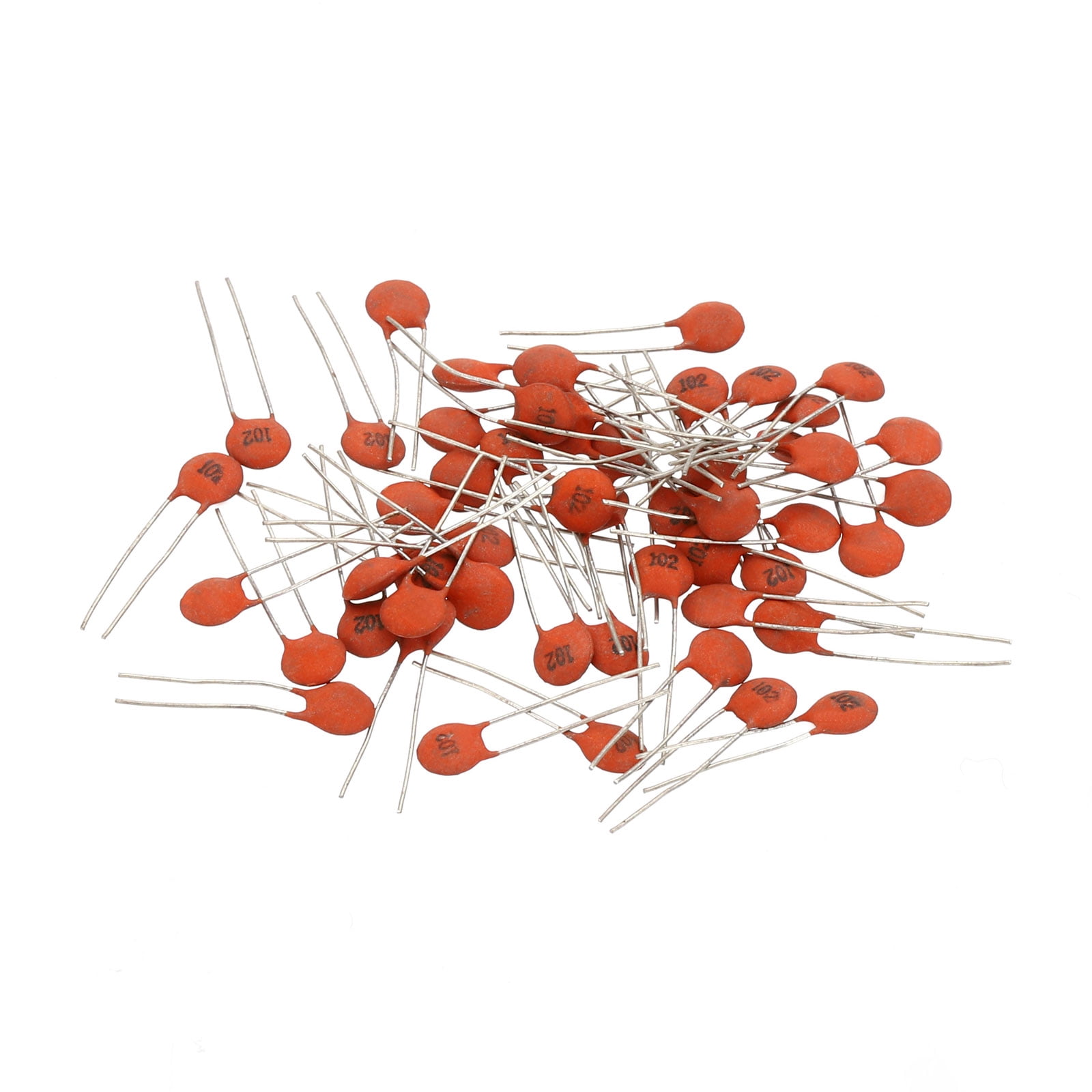 Uxcell 1nf 50V Ceramic Disc Capacitor, 50 Pcs Ceramic Chip Capacitor ...