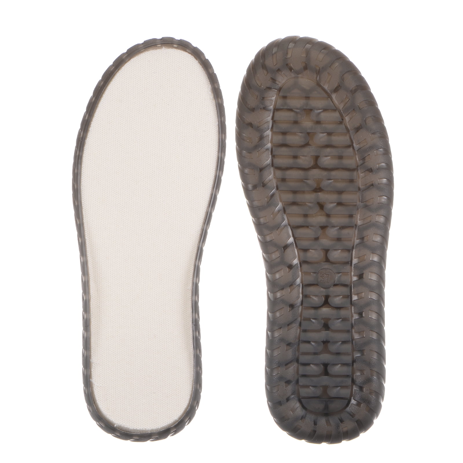 Uxcell 1pair Shoes Outer Soles Pad US Size 6.5 Non Slip Mesh Mat Woven ...