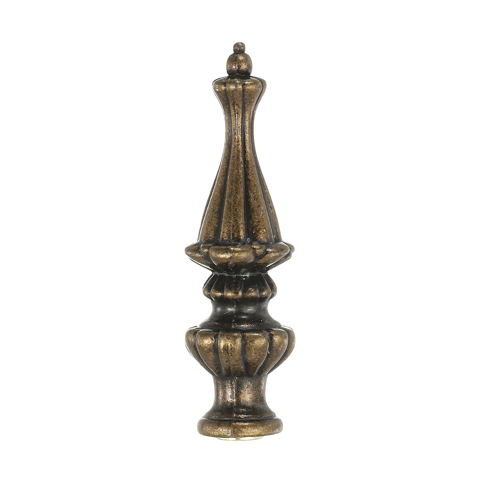 Uxcell 1pcs 1/4-27 Lamp Finial Cap Knob, Brushed Lamp Shade Top Harp ...