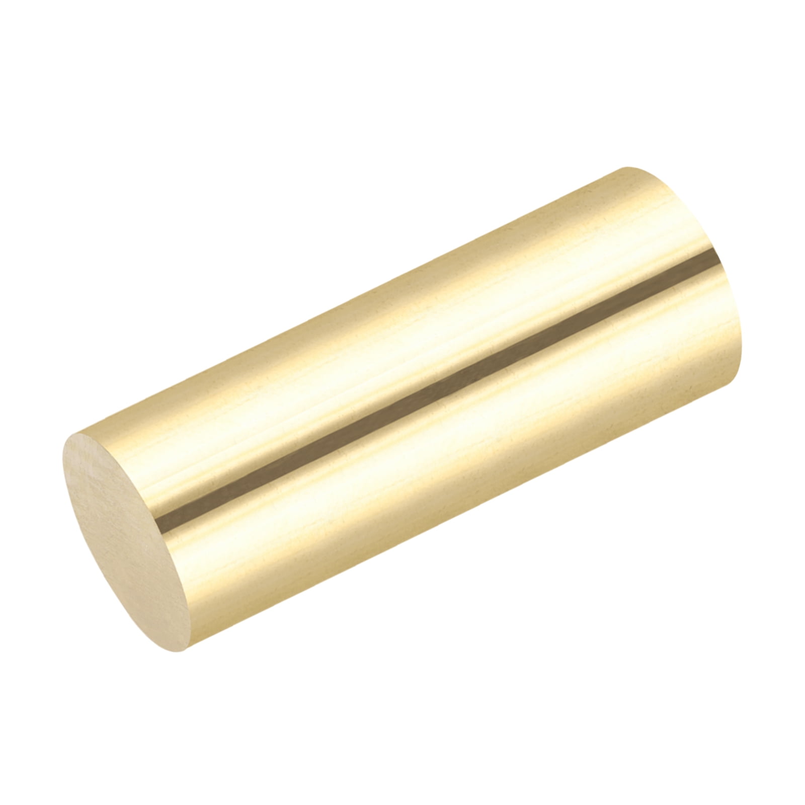 Uxcell 1pcs Brass Rods (22mm)7/8 Inch x (56mm)2 Inch Brass Solid Round ...