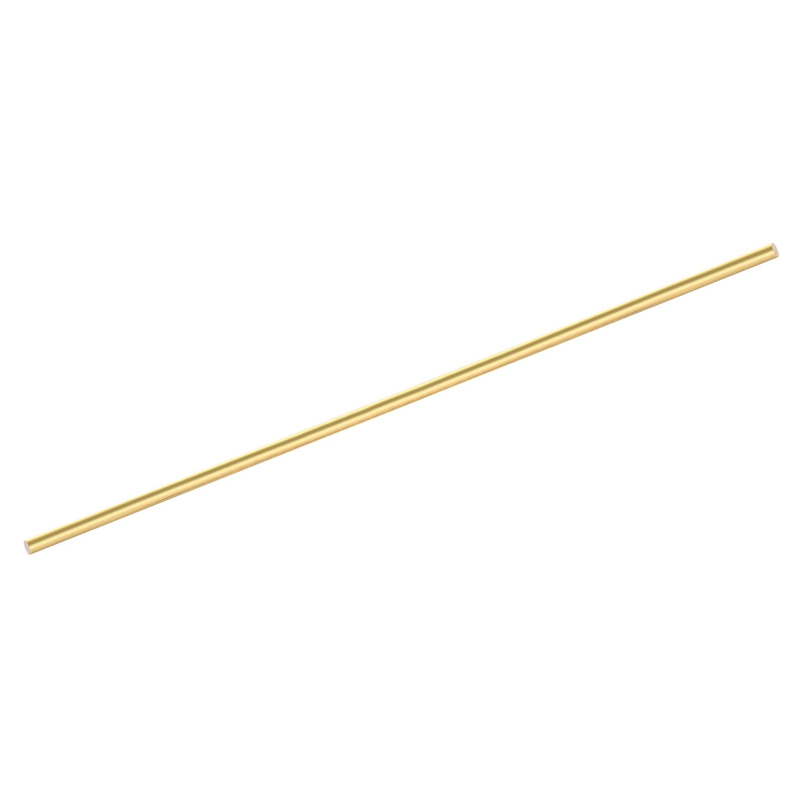 Uxcell 1pcs Brass Rods 5mm x 305mm Brass Solid Round Stock Lathe Bar ...