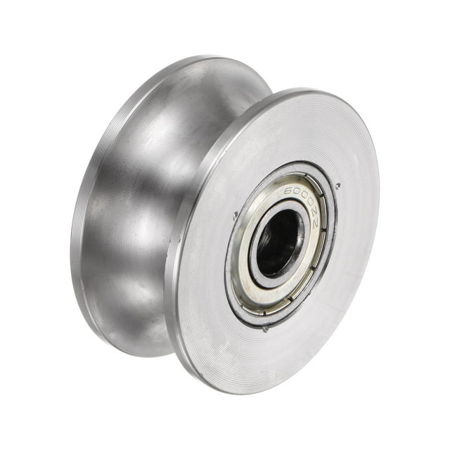 Uxcell 1pcs U Groove Track Wheel, 1.89" 201 Stainless Steel Sliding ...