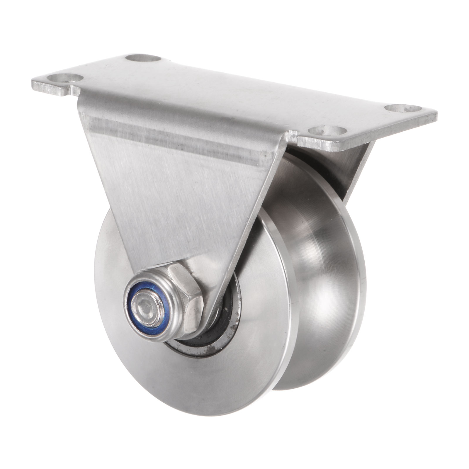 Uxcell 1pcs U Groove Track Wheel, 2.28" 201 Stainless Steel Sliding ...