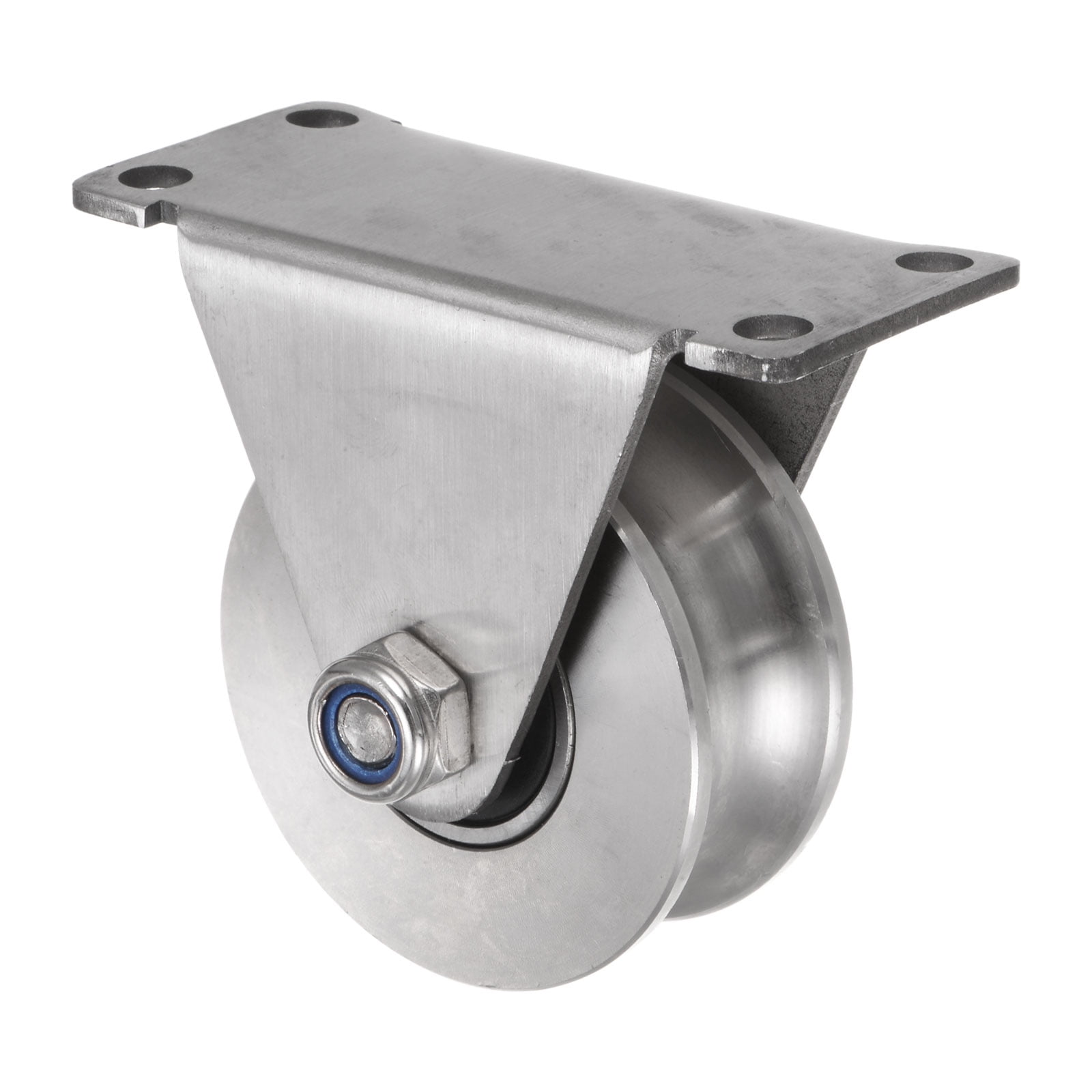 Uxcell 1pcs U Groove Track Wheel, 2.68" 201 Stainless Steel Sliding ...