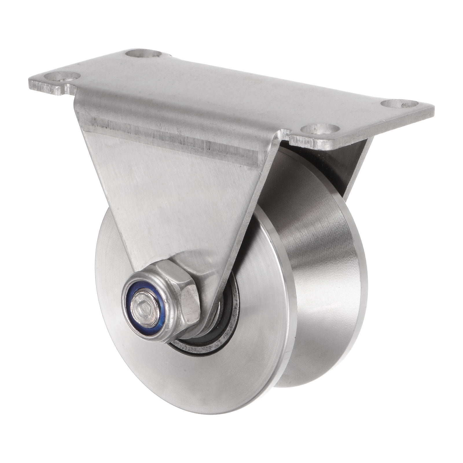 Uxcell 1pcs V Groove Track Wheel, 2.28" 201 Stainless Steel Sliding ...