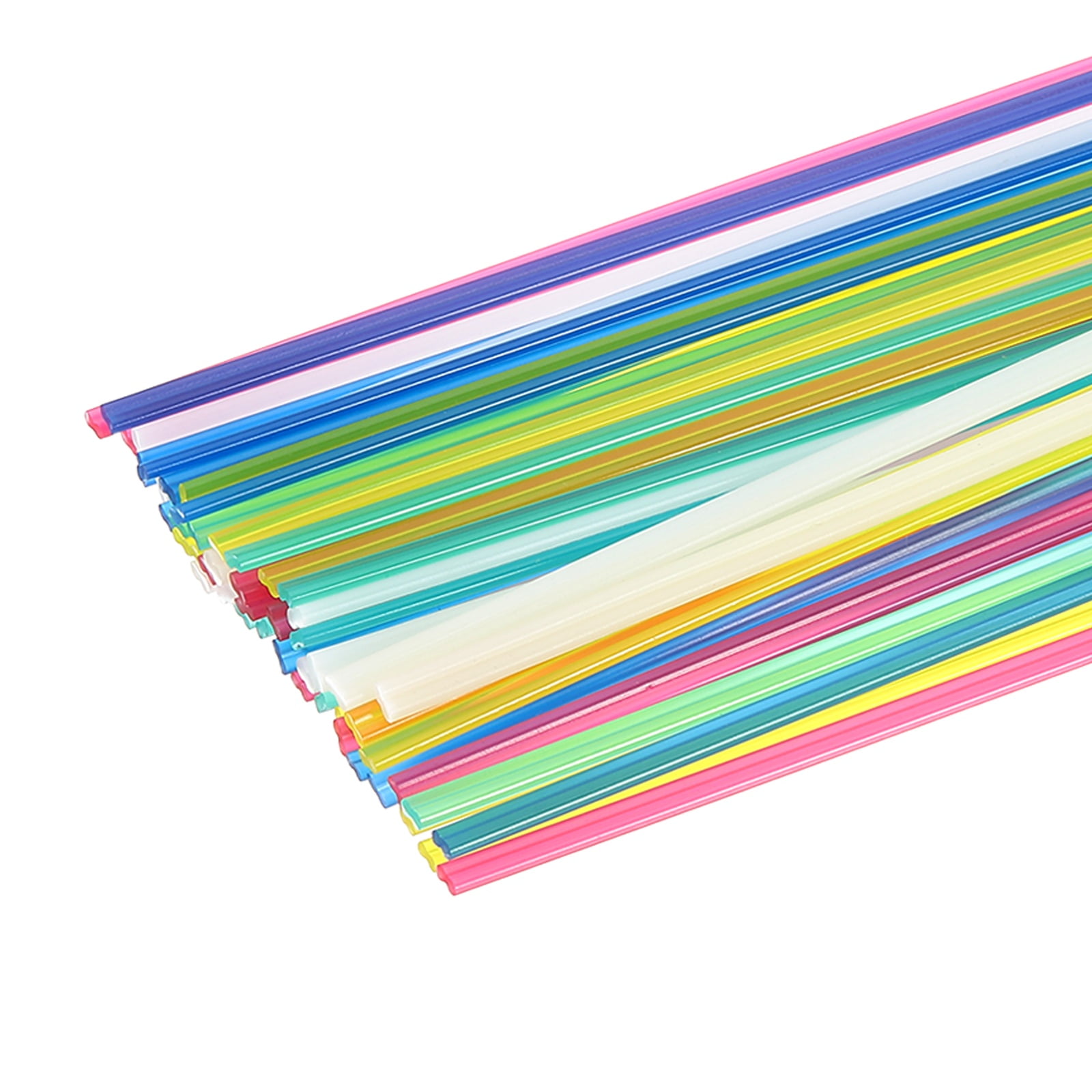 Uxcell 1set(50pcs) PP Plastic Welding Rods 10inch Welding Strips Welder ...