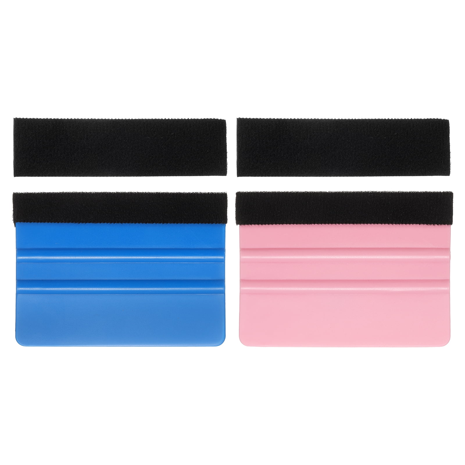Uxcell 1set Vinyl Squeegee Felt Edge 4" Squeegee Felt Fabric Vinyl ...